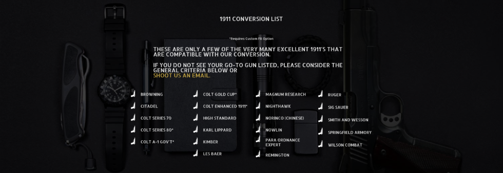 1911 Conversion List